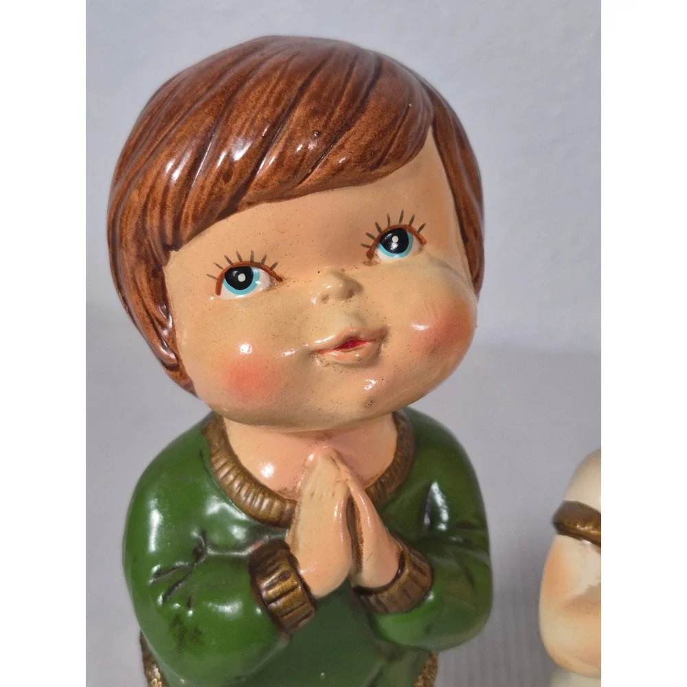 Star Japan | Accents | Vintage Star Japan Hand Painted Praying Boy And ...